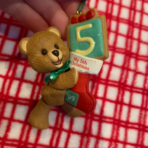 Hallmark | Holiday | Vintage Hallmark Teddy Bear Stocking Ornaments ...